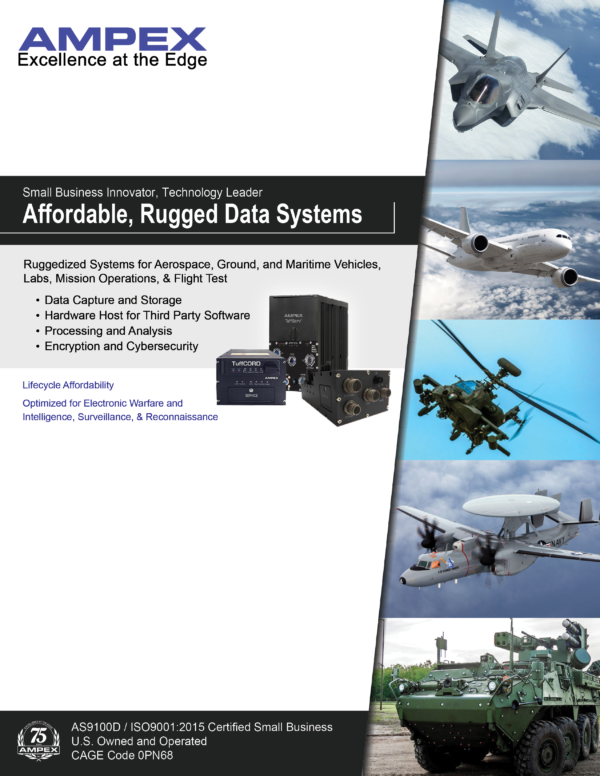 Rugged Data Management and Storage Systems AMPEX